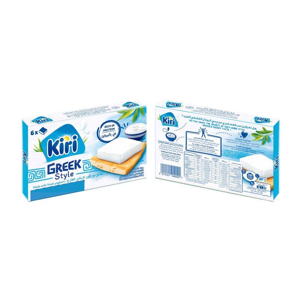 Buy Kiri Greek Style Cheese Squares 6 Portions 100 g Online in Oman ...