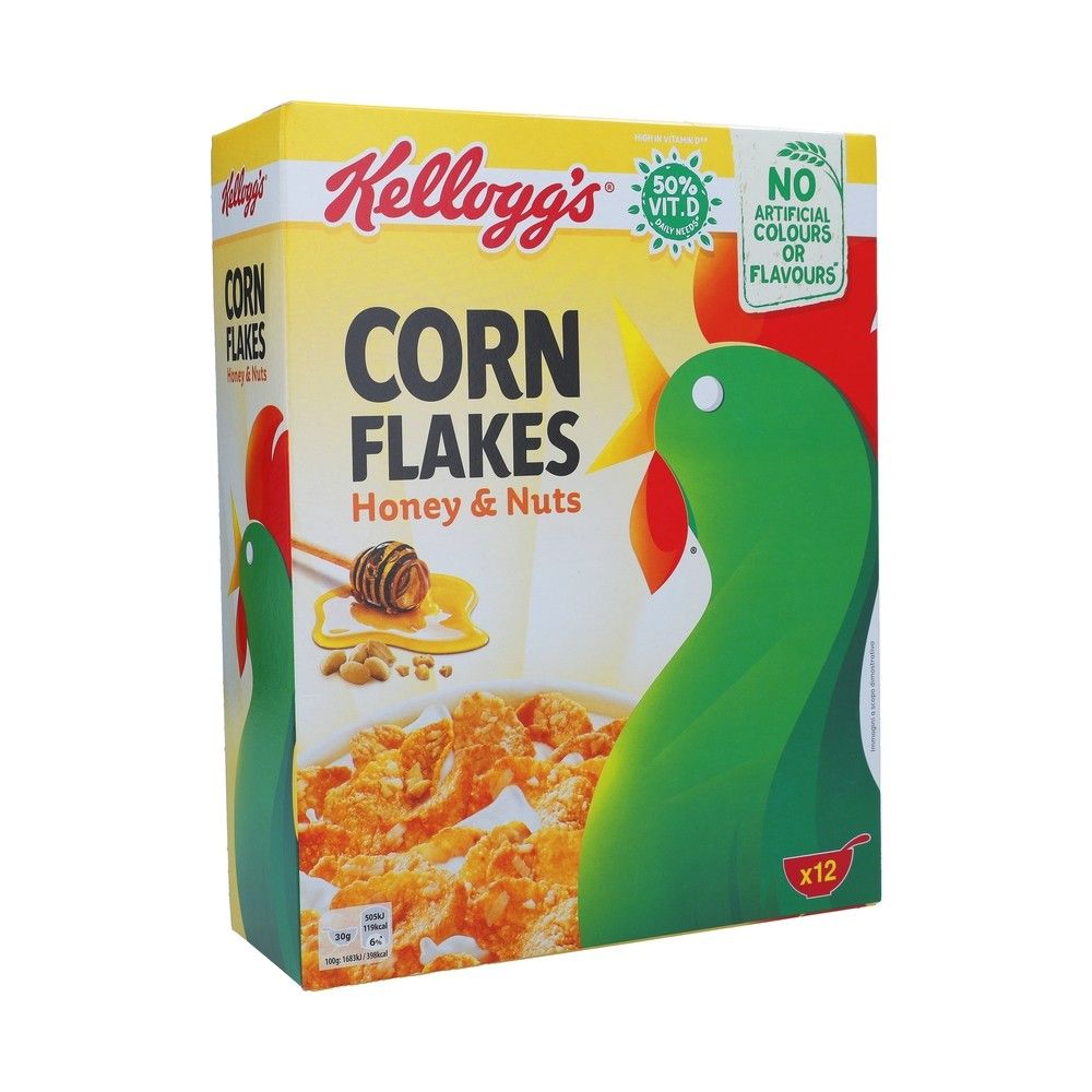 Buy Kellogg's Honey & Nuts Corn Flakes 375 g Online in Kuwait | Talabat ...