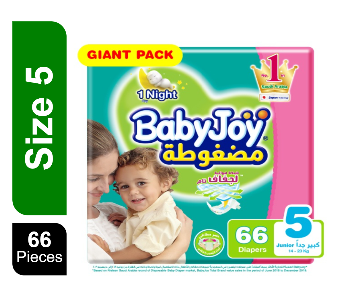Buy Babyjoy Junior Giants Pack 66's Size 5 Promo Online in Kuwait ...