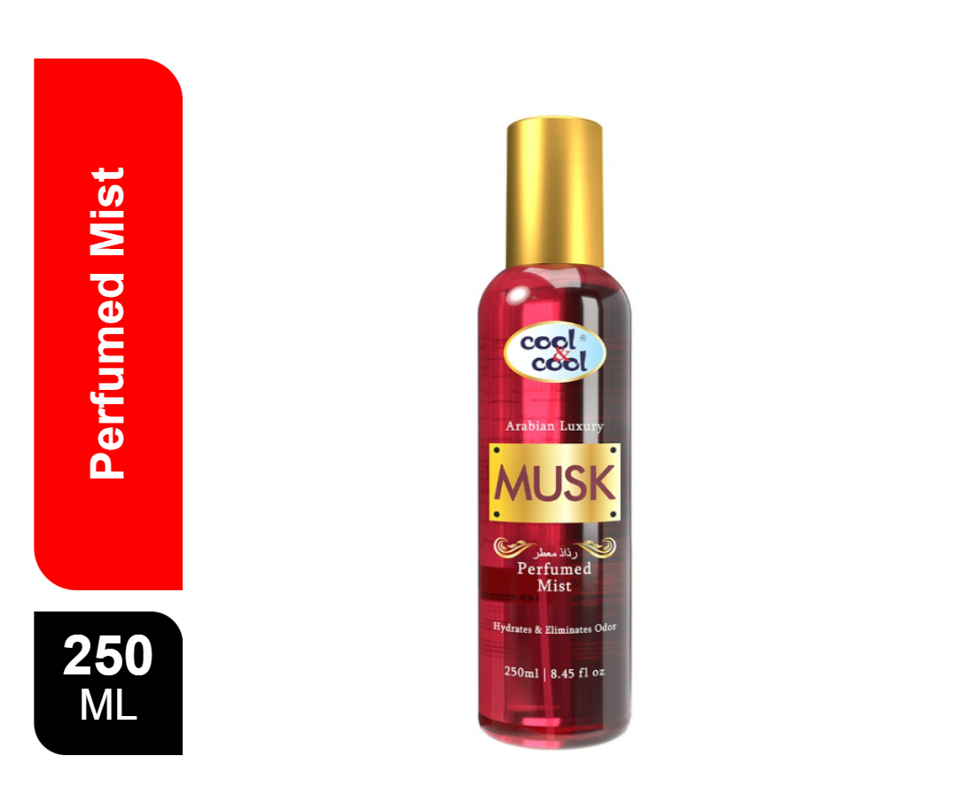 Buy Cool & Cool Musk Perfumed Mist 250 ml Online in UAE | Talabat UAE