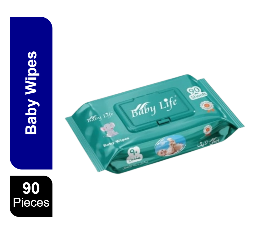 Buy Baby Life Wet Wipes Baby 90 Tissues Online in Jordan | Talabat Jordan