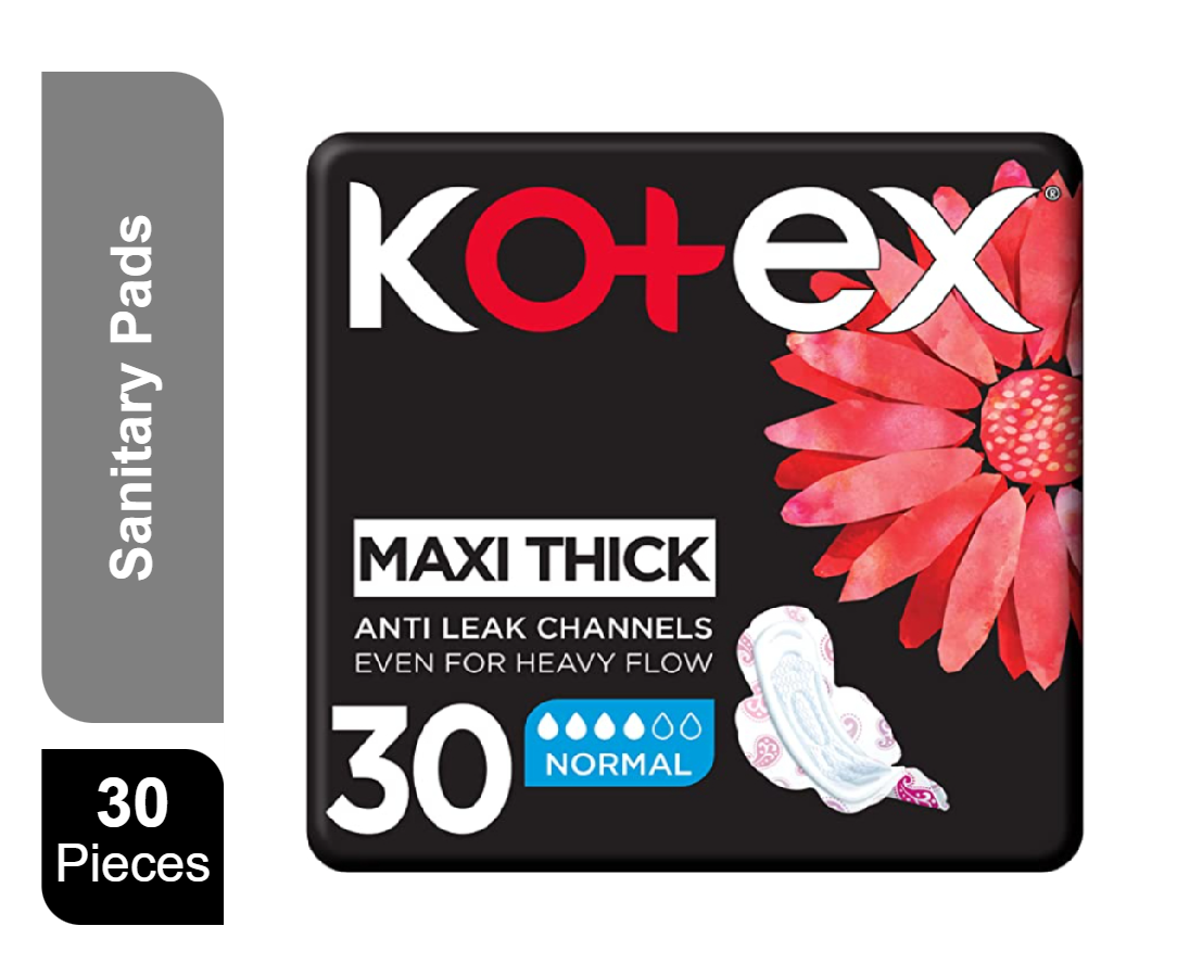 Buy Kotex Maxi Protect Normal with Wings Pads, 30 Count Online in Oman ...