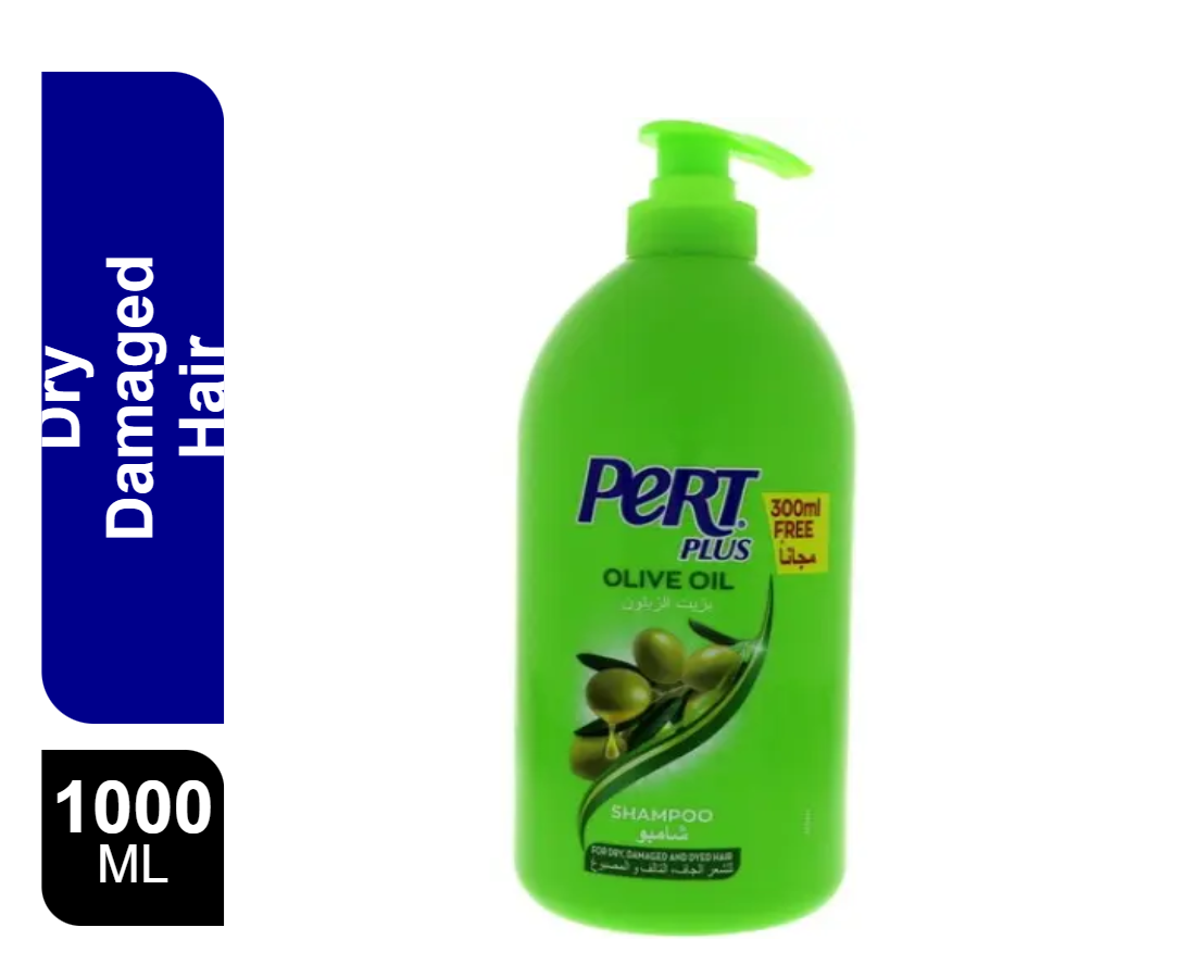 Buy Pert Plus Shampoo Olive Oil, 700ml + 300ml Online in Kuwait ...