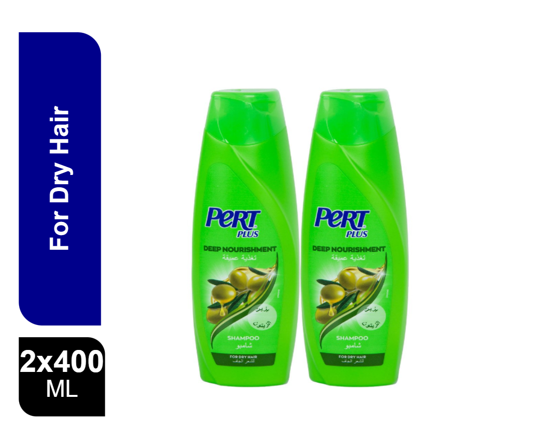 Buy Pert Plus Shampoo with Olive Oil 400 ml x 2 Pcs Online in Bahrain ...