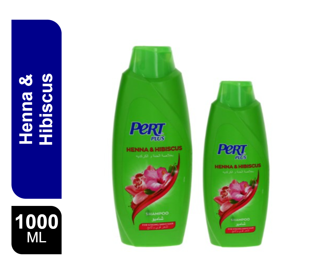 Buy Pert Plus Henna Shampoo, 600ml + 400ml Online in Bahrain | Talabat ...