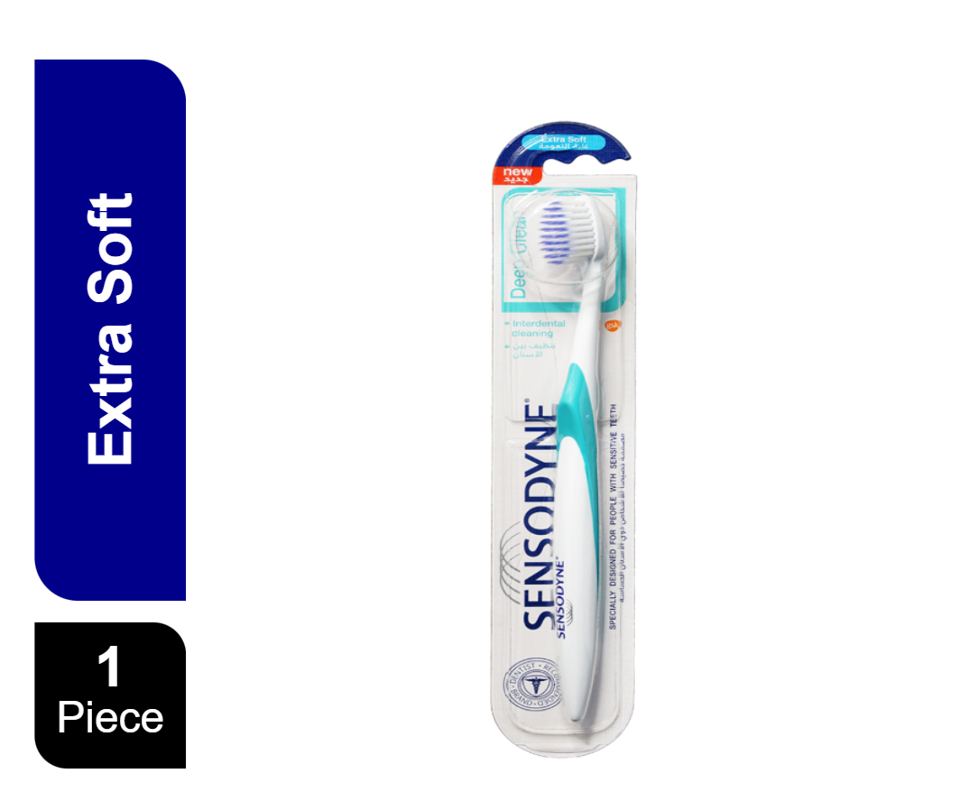 Buy Sensodyne Deep Clean Extra Soft Toothbrush, 1 Piece Online in ...