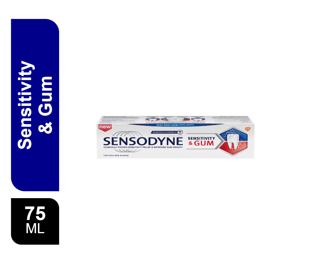 Buy Sensodyne Toothpaste Sensitivity & Gum 75 ml Online in UAE ...
