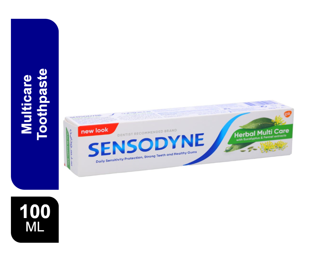 Buy Sensodyne Herbal Multi Care Toothpaste 100 ml Online in Jordan ...
