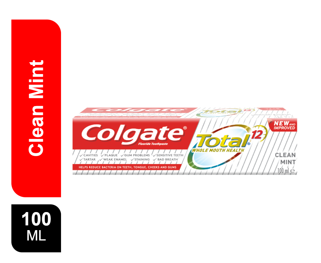 اشترِ Colgate Total Clean Mint Toothpaste 100 Ml 1 Pc أونلاين في Kuwait ...