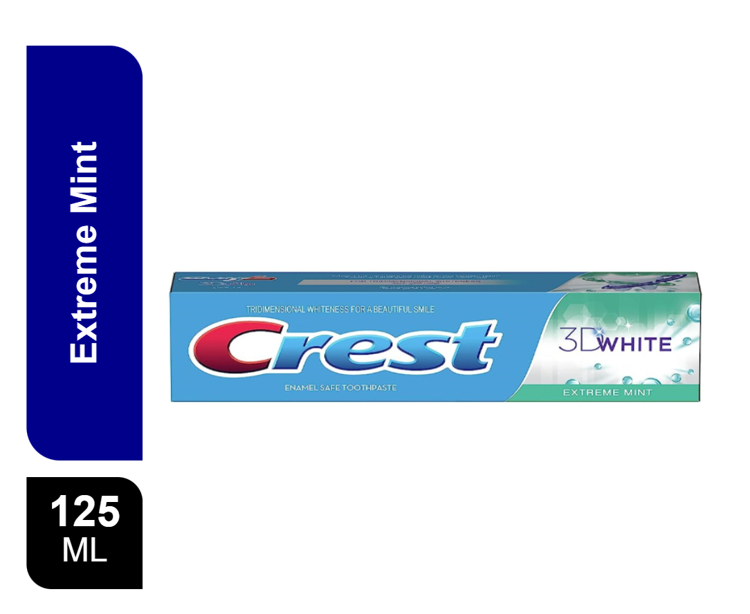 Buy Crest 3D White Extreme Mint Toothpaste, 125ml Online in Oman ...