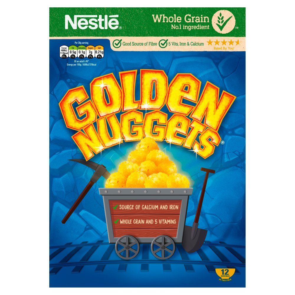 Buy Nestle Golden NugGets Whole grain 375 g Online in Bahrain | Talabat ...