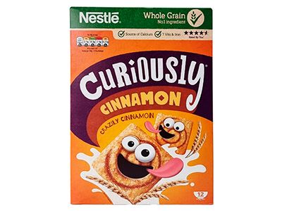 Buy Nestle Curiously Cinnamon Cereal, 375g Online in Bahrain | Talabat ...