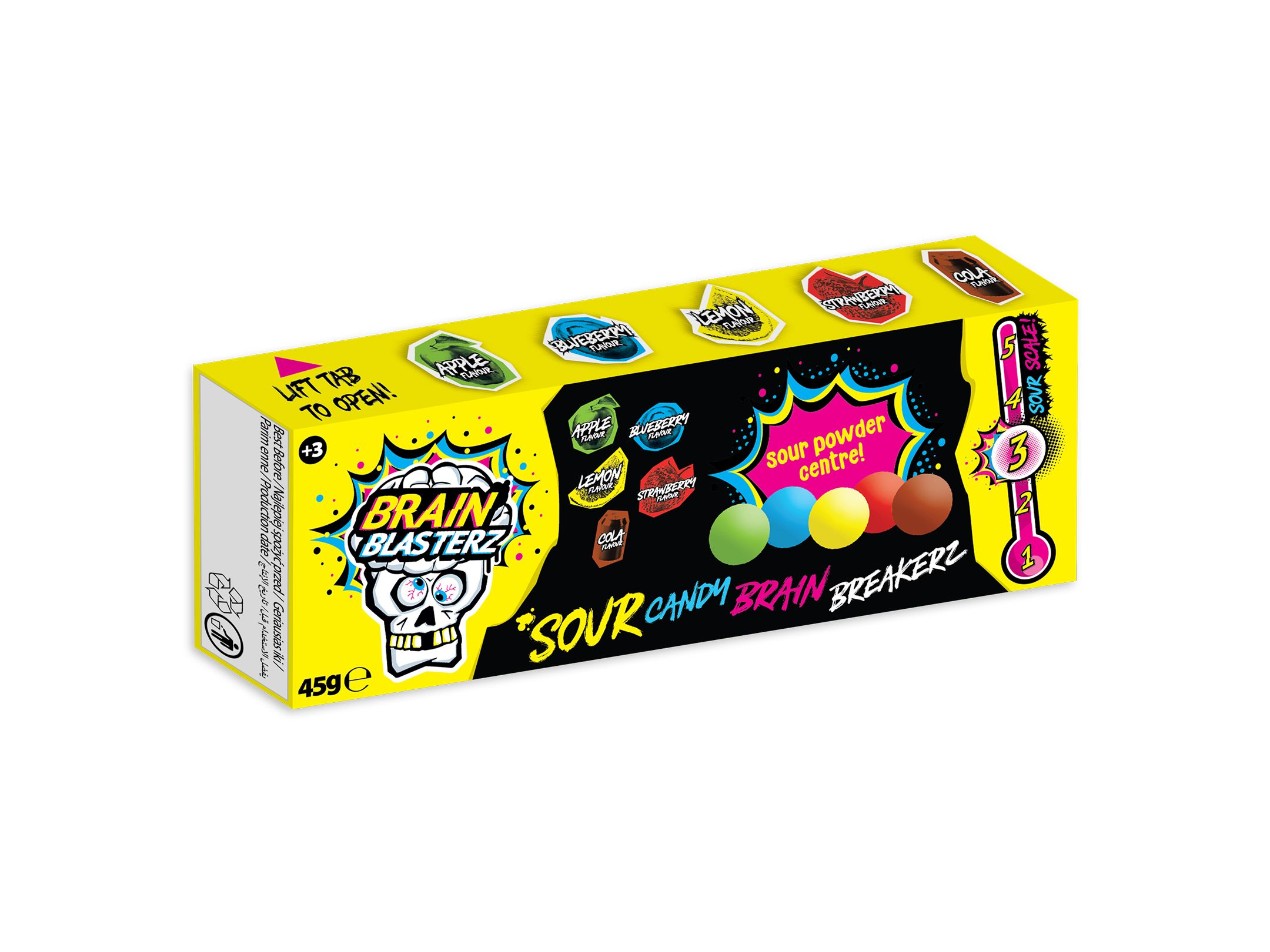 Buy Brain Blasterz Brain Breakerz Balls Candy , 45g Online in Bahrain ...