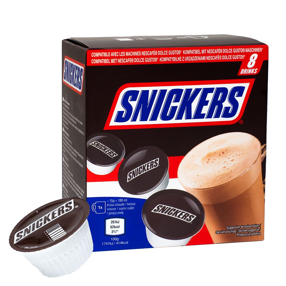 Buy Snickers Hot Chocolate Pods 8X15 g Online in Bahrain | Talabat Bahrain