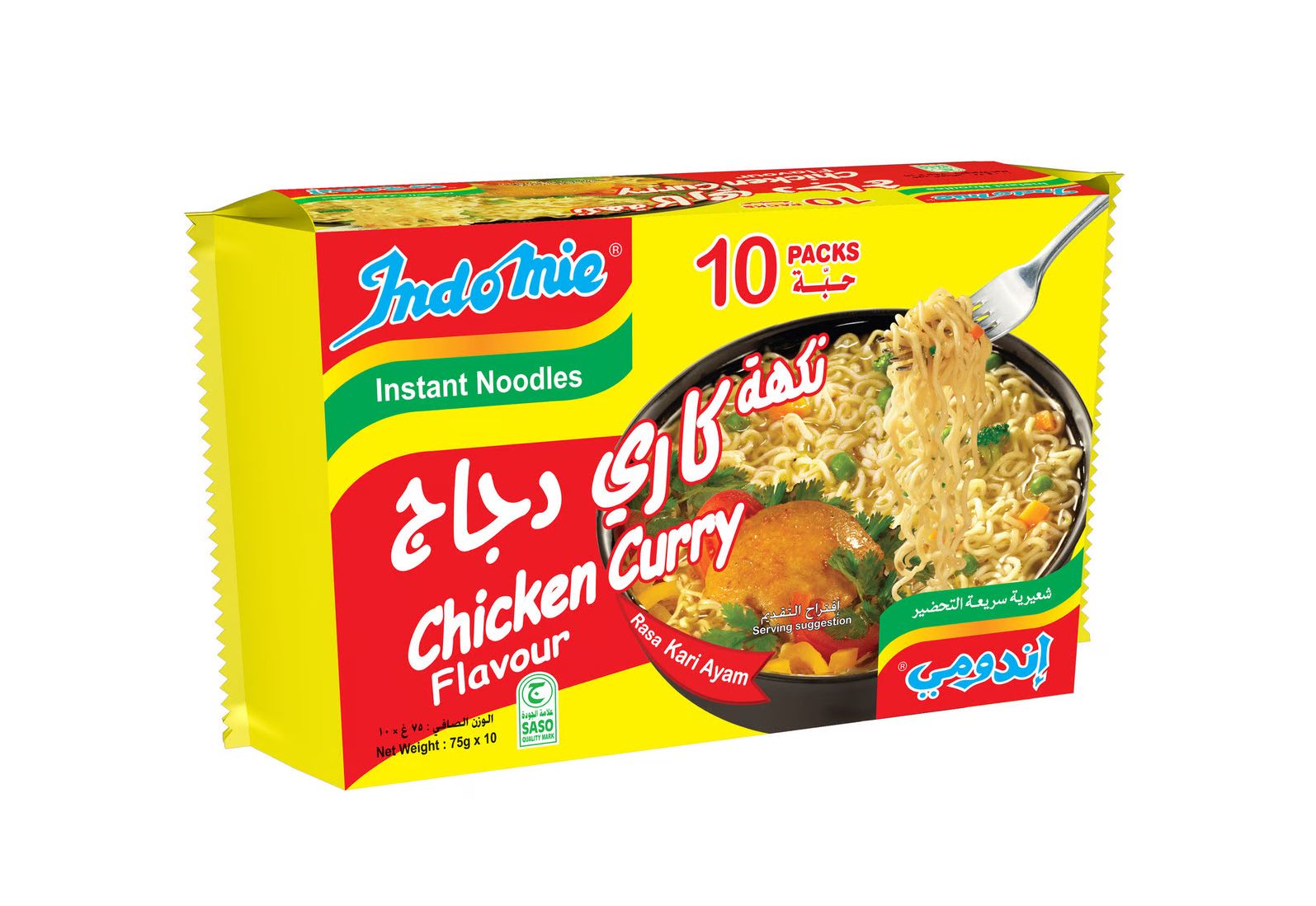 Buy Indomie Chicken Curry Noodles 77g x 10 Online in Kuwait | Talabat ...