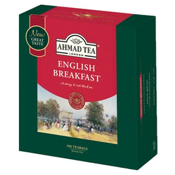 Buy Ahmad Tea English Breakfast Tea Bags, 100 Bags Online in Bahrain ...