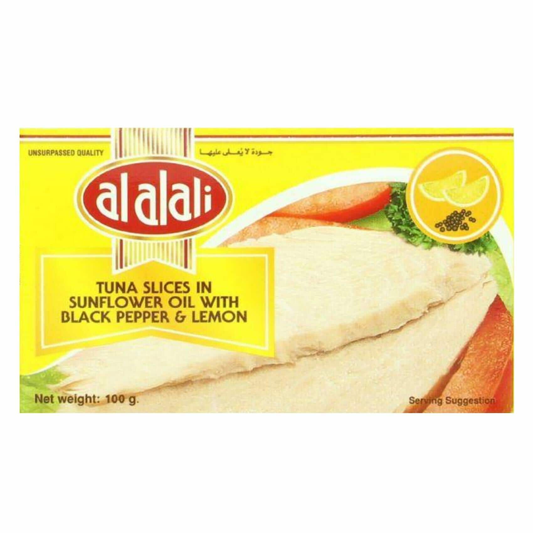 Buy Al Alali Tuna Slices with Pepper & Lemon, 100g Online in Kuwait ...