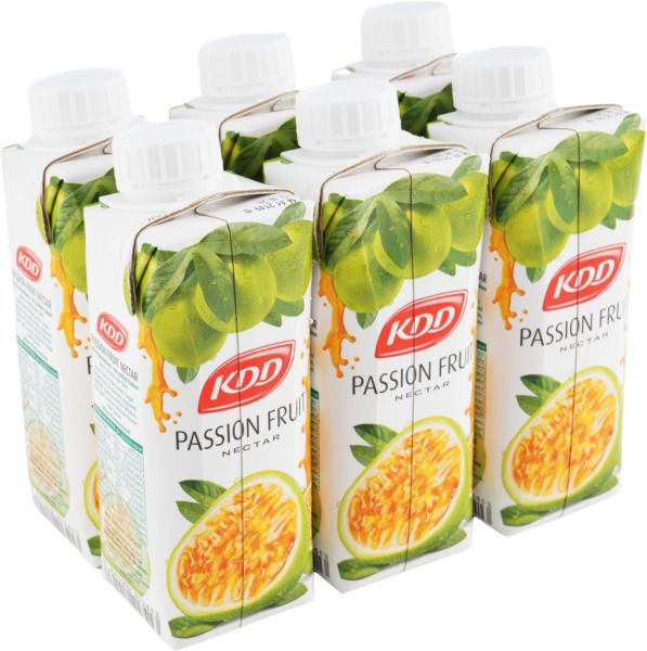 Buy KDD Passion Fruit Nectar Juice, 6x250ml Online in Jordan | Talabat ...