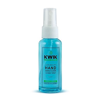 Buy Kwik Hand Sanitizer Spray Classic 50 ml Online in Kuwait | Talabat ...