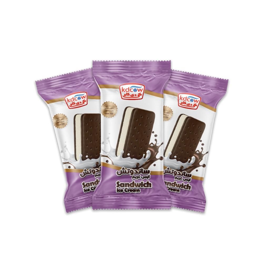 Buy Kdcow Ice Cream Sandwich 60 ml Online in Kuwait | Talabat Kuwait