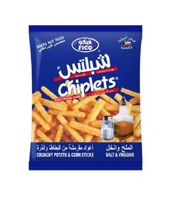Buy Fico Chiplets Salt & Vinegar Chips 18 g Online in Kuwait | Talabat ...