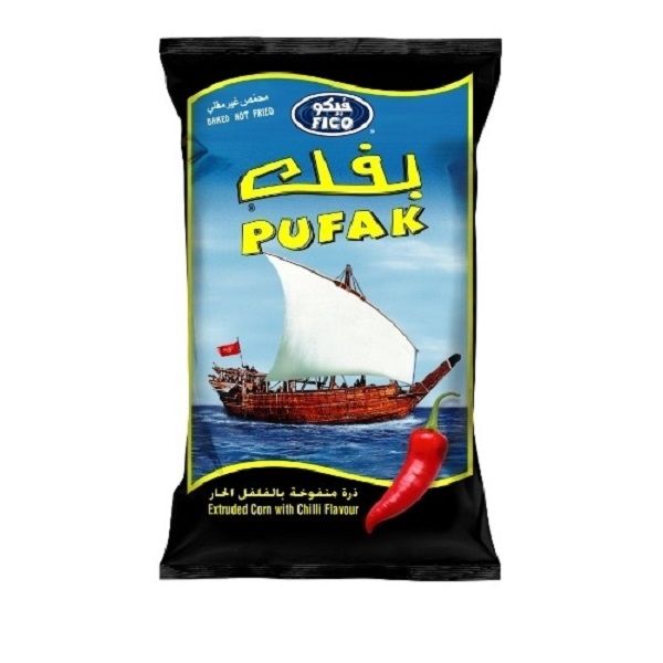 Buy Fico Pufak Dhow Chilli Chips, 20g Online in Kuwait | Talabat Kuwait