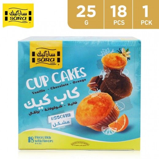 اشترِ سارا كيك كب كيك مشكل25x 18 جم أونلاين في الكويت | طلبات الكويت