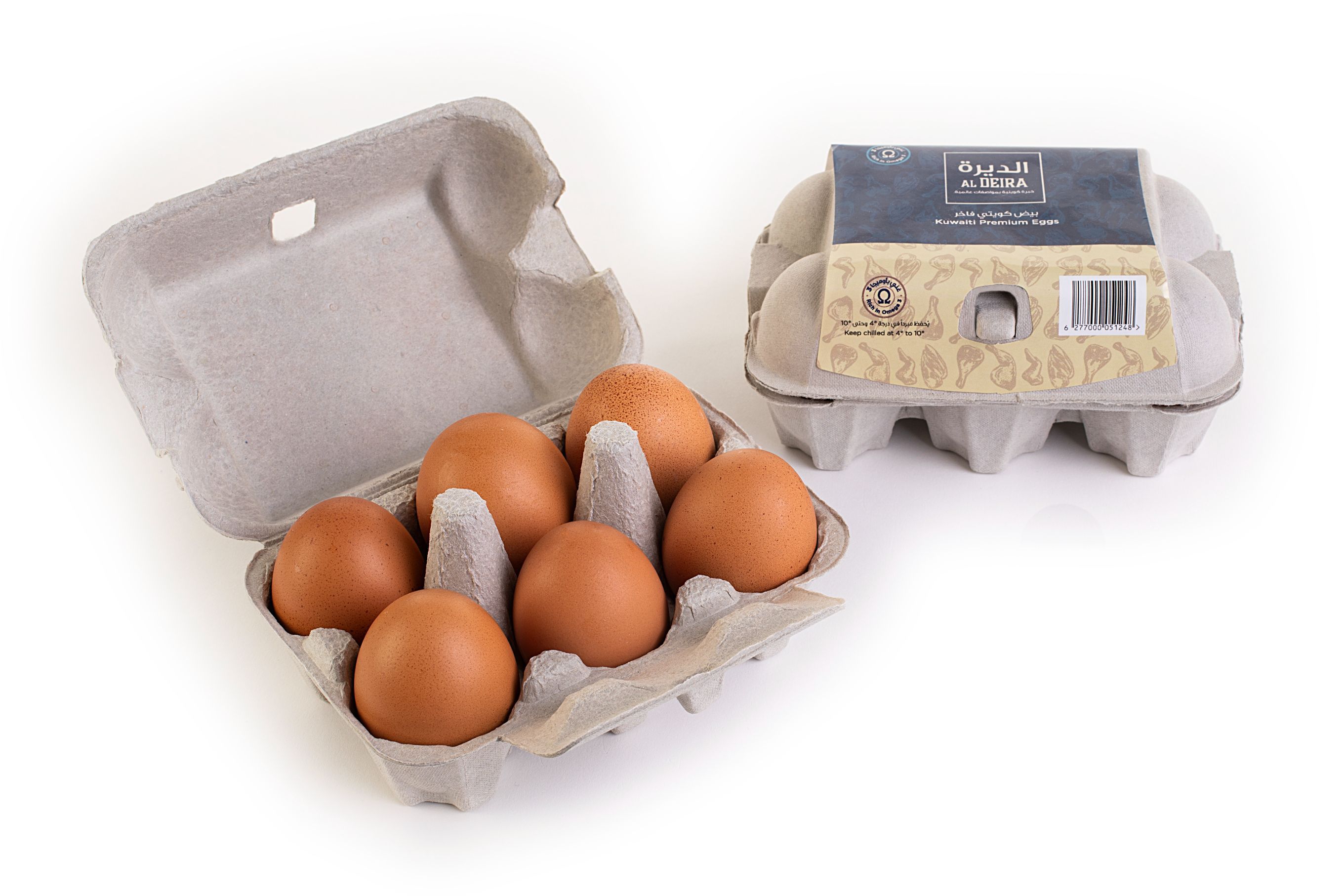 Buy Al Deira Eggs Omega3, 6 Eggs Online in Kuwait | Talabat Kuwait