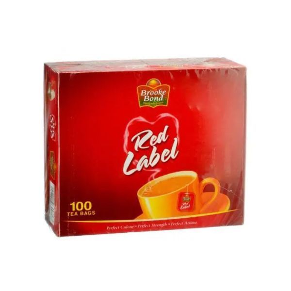 Buy Brooke Bond Red Label Black Tea Bags Classic 100'S Online in ...