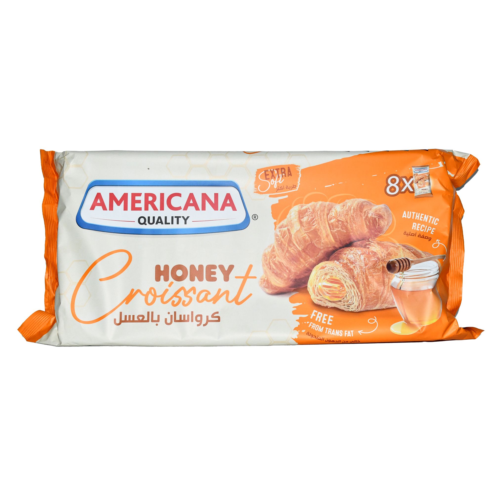 Buy Americana Soft Honey Croissant Trans Fat Free, 8x65g Online in ...