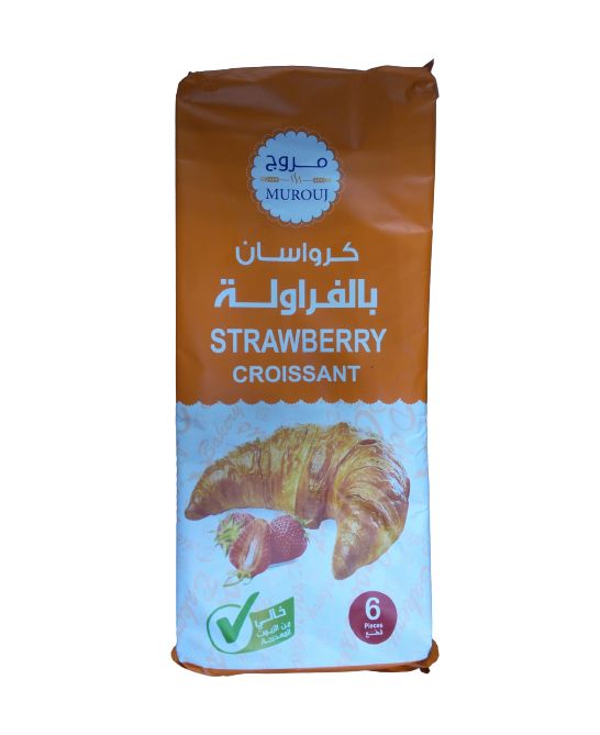 Buy Murouj Strawberry Croissant, 6 Pieces Online in Kuwait | Talabat Kuwait