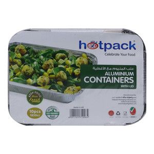 Buy Hotpack Aluminium Container 3650 cc x 5 Pcs Online in Bahrain ...