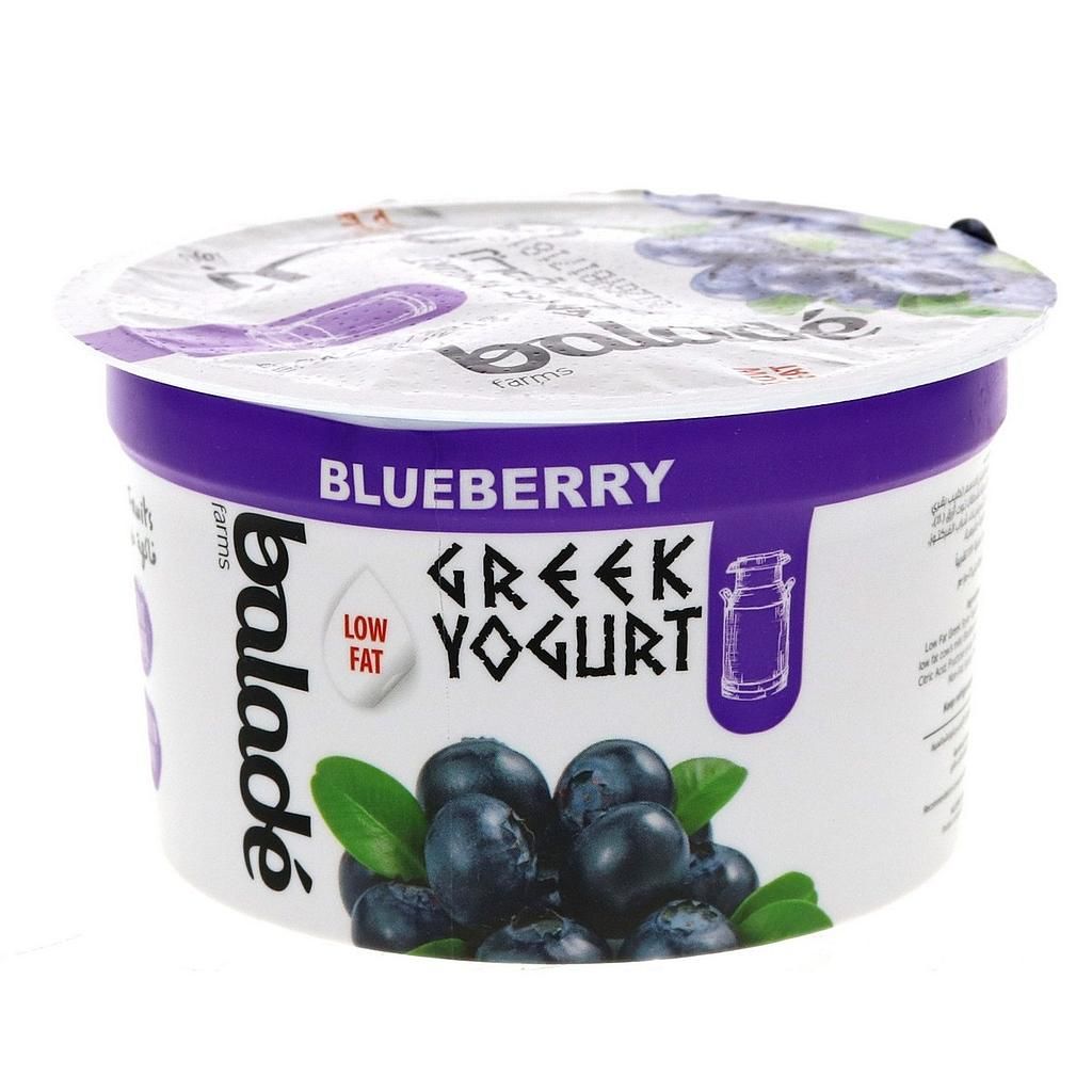 Buy Balade Farms Low Fat Blueberry Greek Style Yoghurt, 180g Online in ...