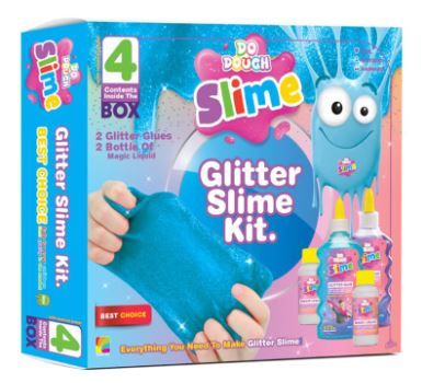 Buy Do Dough Glitter Slime Set Blue-Green Small Online in Kuwait ...