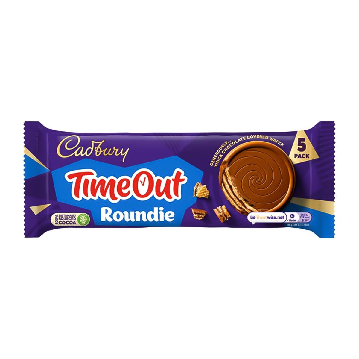 Buy Cadbury Timeout Roundie Milk Chocolate Wafer, 150g Online in Kuwait ...