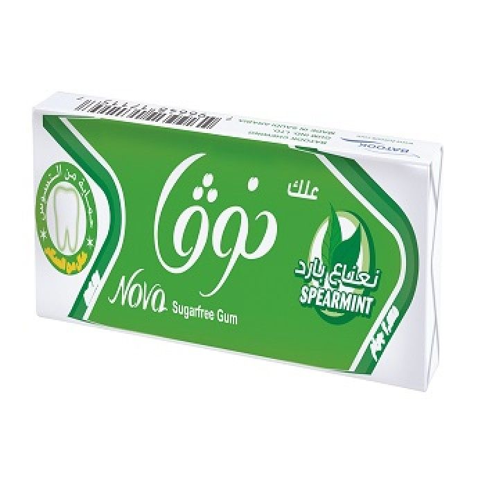 Buy Batook Gum Nova 12.5g Spearmint Online in Kuwait | Talabat Kuwait