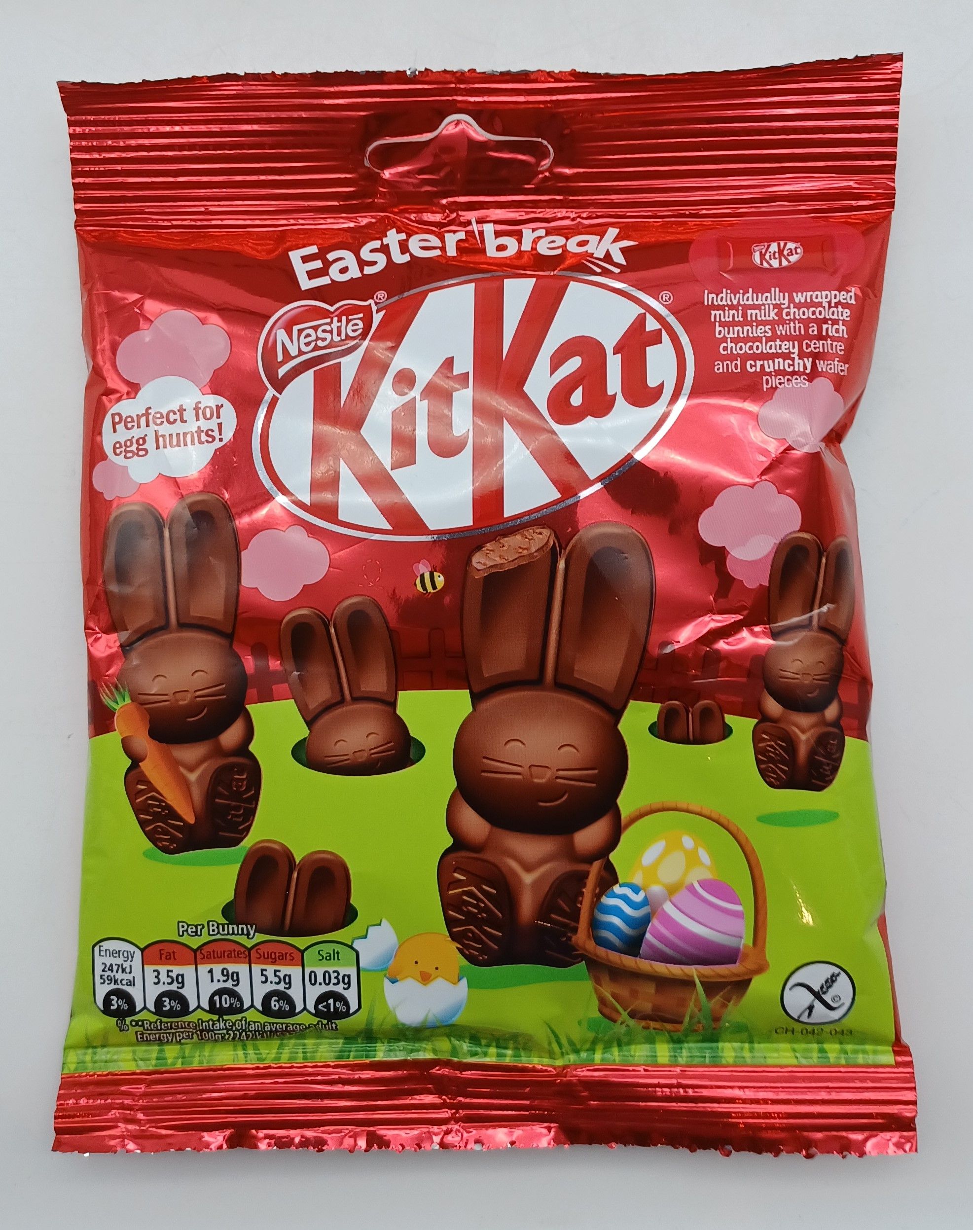 Buy Kitkat Mini Bunnies Bag Ps 55g Online in UAE | Talabat UAE
