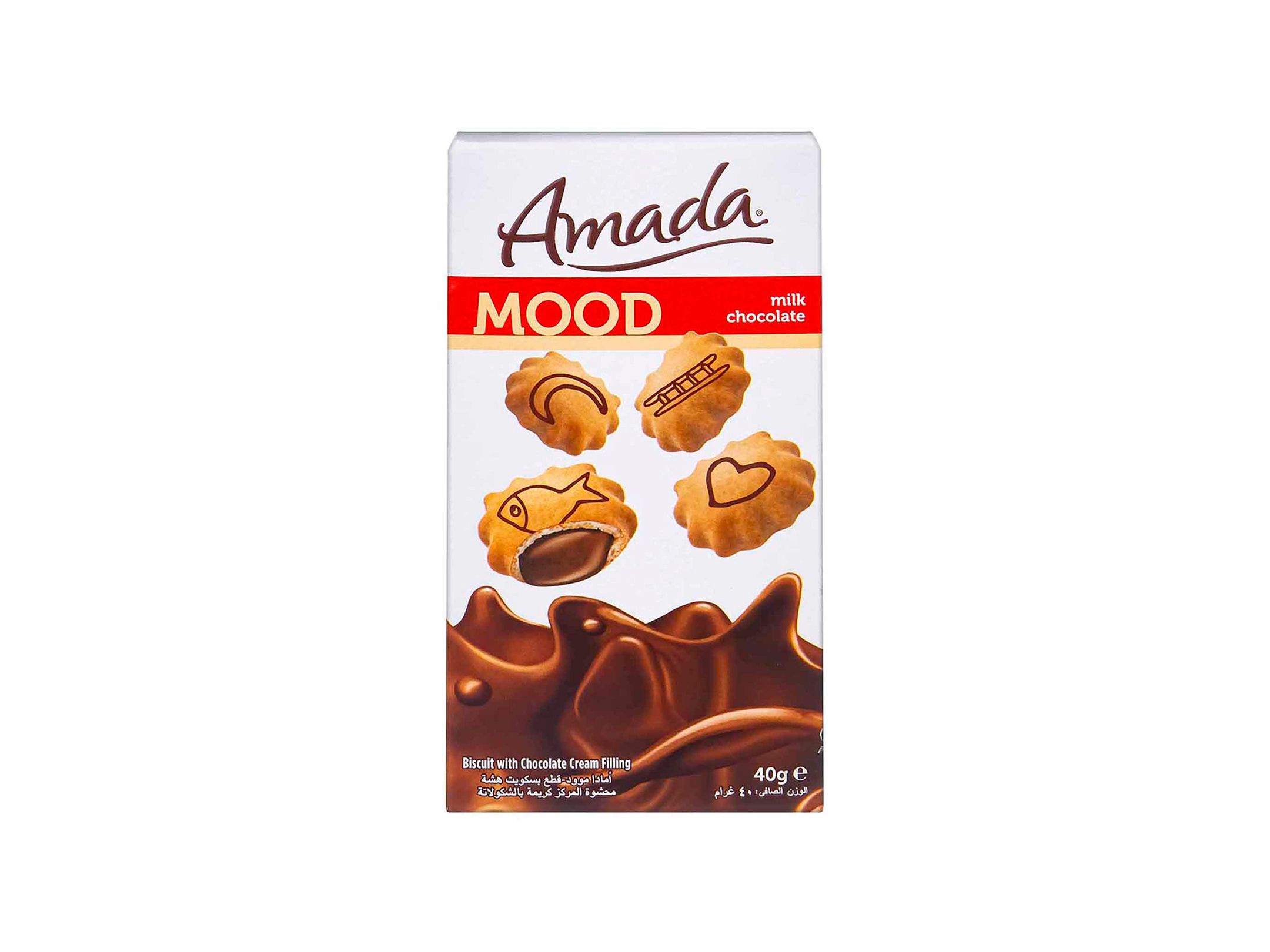 Buy Amada Mood Milk Choclate 40 g Online in Oman | Talabat Oman