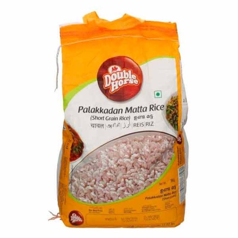 Buy Double Horse Short Grain Matta Rice 5 Kg Online in Oman | Talabat Oman