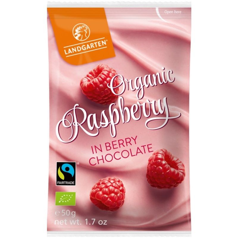 Buy Landgarten Raspberries In Berry Chocolate, 50g Online in Bahrain ...