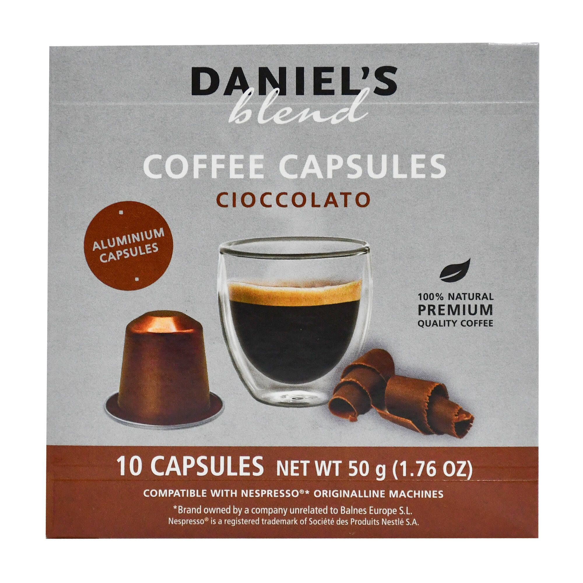 Buy Daniel's Coffee Capsules Cioccolato 50gm 10 Capsules Online in ...