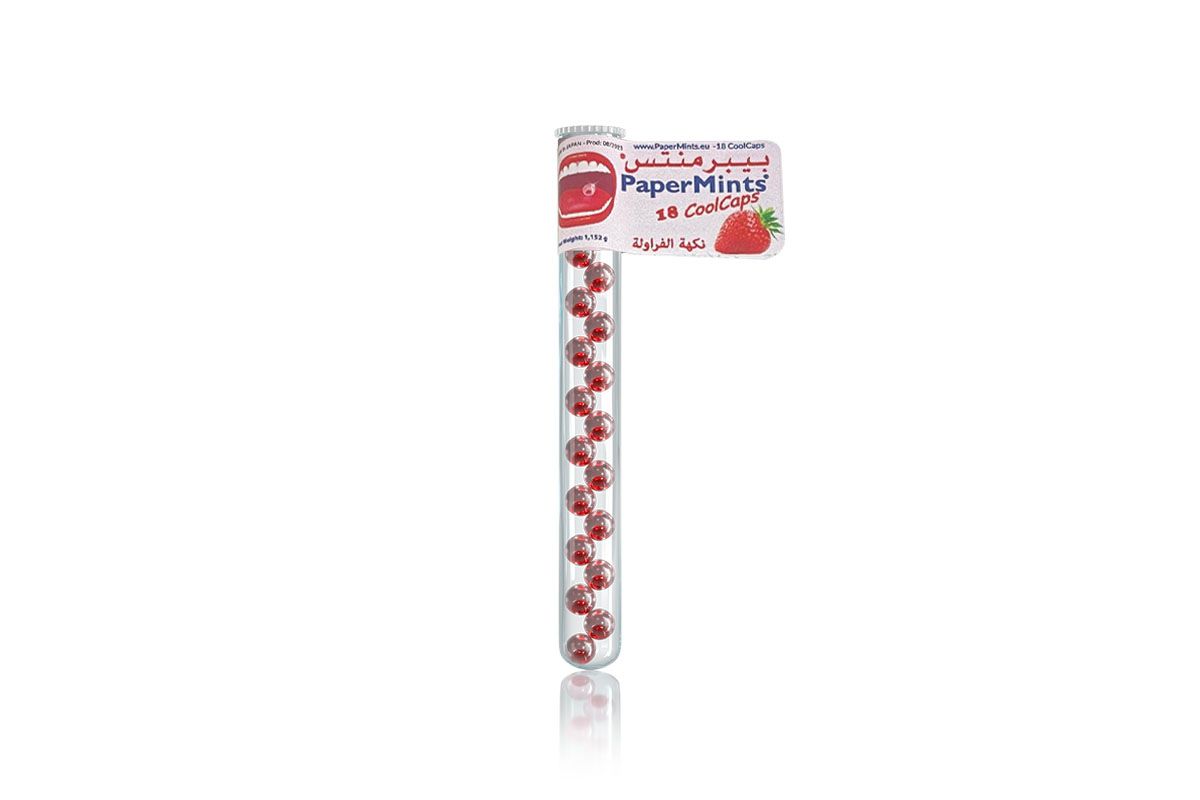 Buy Papermints Strawberry Flavor Cool Caps, 18 Pieces Online in Bahrain ...