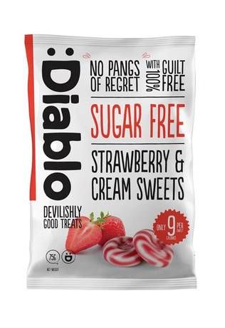 Buy Diablo Strawberry & Cream Sweets Candy, 75g Online in Kuwait ...
