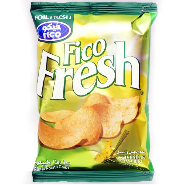 Buy Fico Fresh Cheese & Onion Chips 33 g Online in Kuwait | Talabat Kuwait