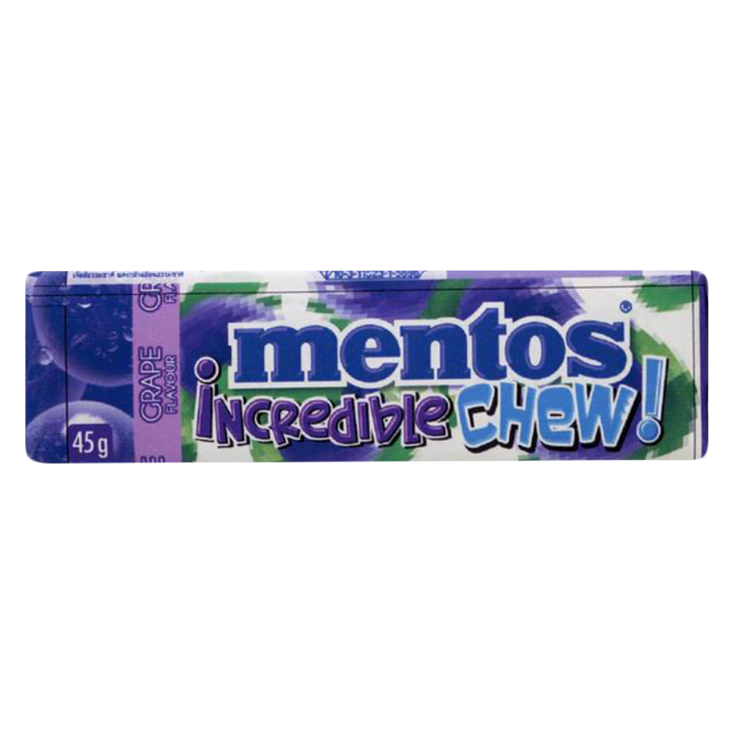 Buy Mentos Incredible Grape Chew Candy, 45g Online in Kuwait | Talabat ...