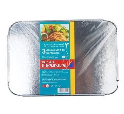 Buy Dana Rectangular Aluminium Foil Container 1198L Online in Bahrain ...
