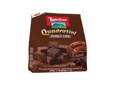 Buy Loacker Quadratini Double Chocolate Wafer, 250g Online in Oman ...