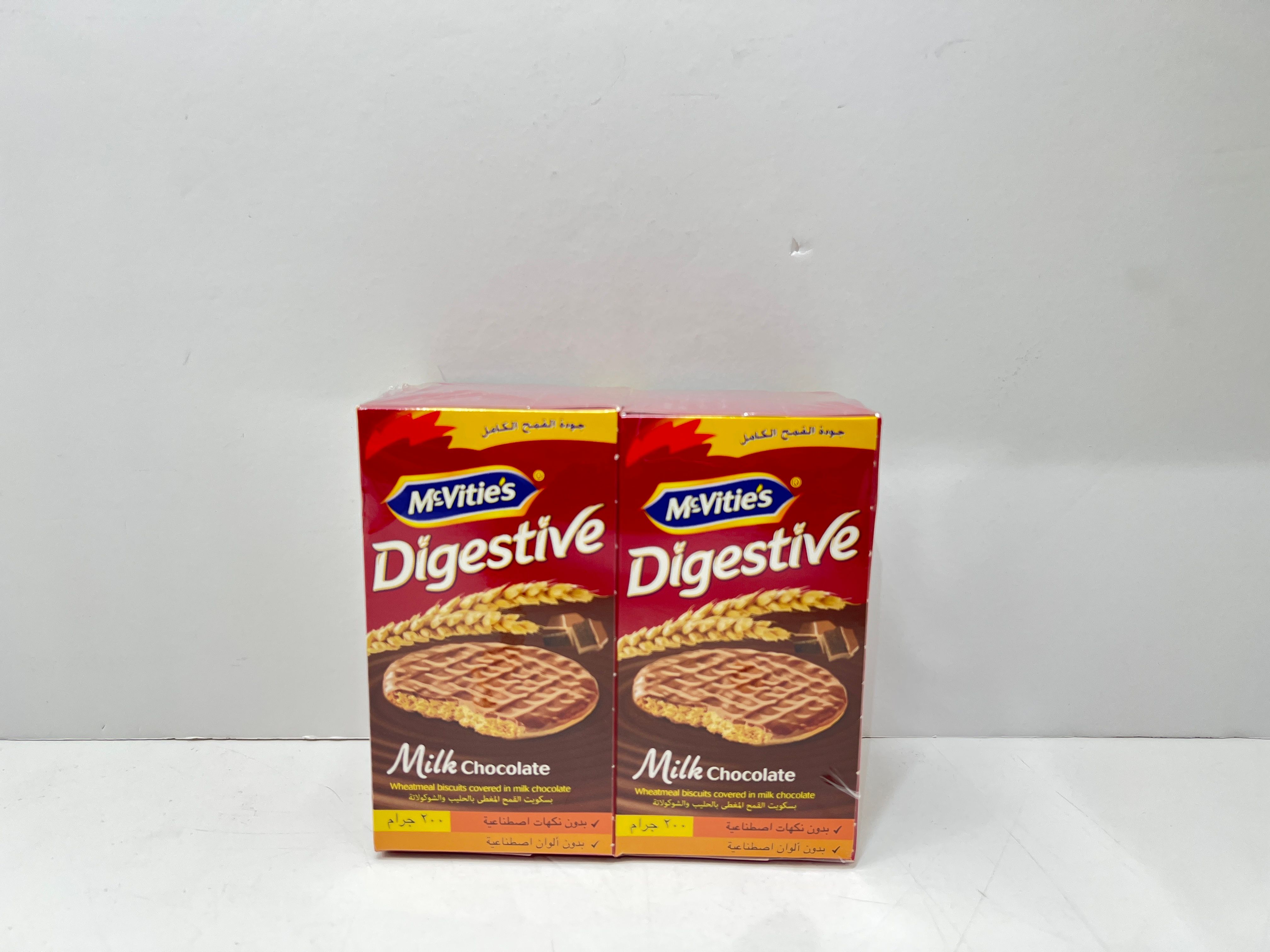 Buy McVitie's Digestive Milk Chocolate Biscuits, 2x200g Online in Oman ...