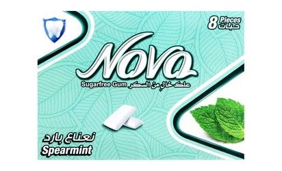 Buy Batook Gum Nova Plaster Spearmint S/F 8's Online in Kuwait ...