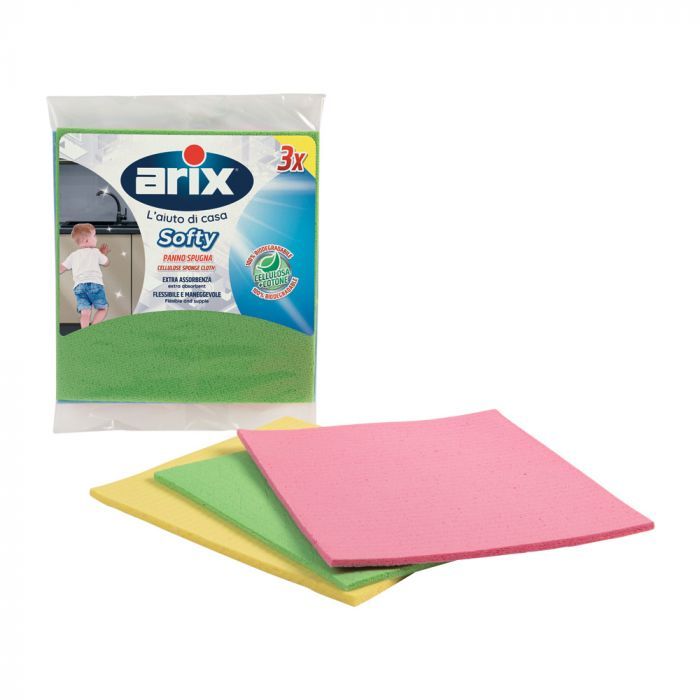 Buy Arix Cellulose Sponge Cloth 3 Pcs Online in Kuwait | Talabat Kuwait